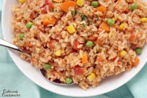 Arroz Rojo (Mexican Red Rice) • Curious Cuisiniere