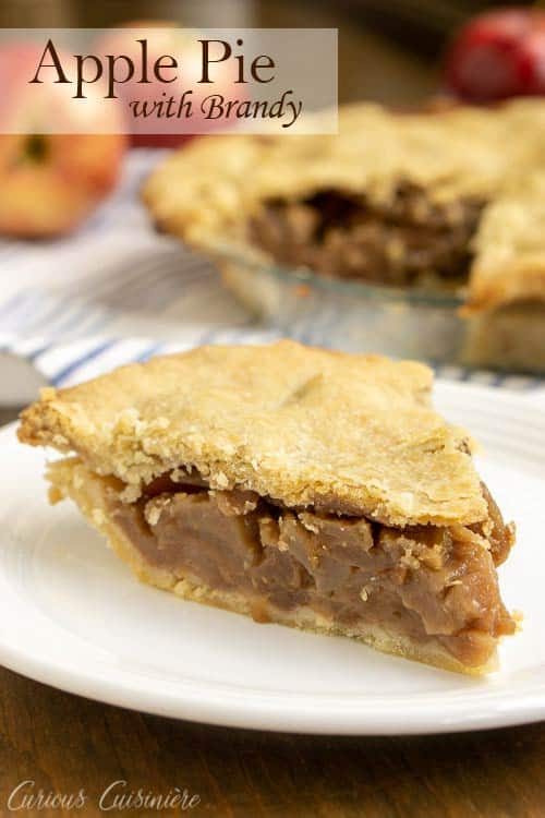 Brandy Apple Pie with an Oil Pie Crust • Curious Cuisiniere