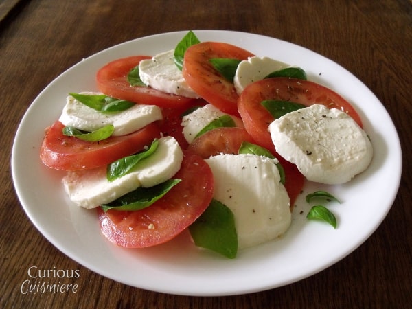 Easy Insalata Caprese (Italian Caprese Salad) • Curious Cuisiniere
