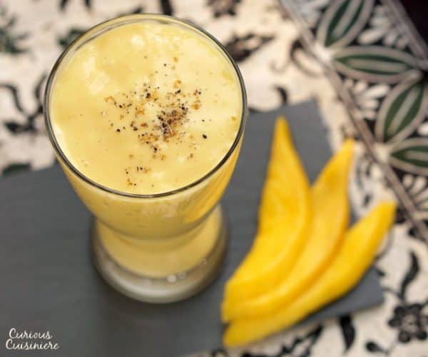 Easy Fresh Mango Lassi Recipe • Curious Cuisiniere