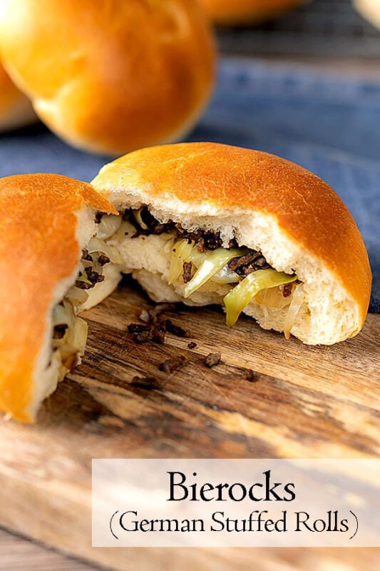 Bierocks (German Stuffed Rolls) • Curious Cuisiniere