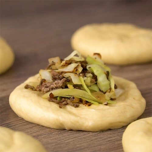 Bierocks (German Stuffed Rolls) • Curious Cuisiniere