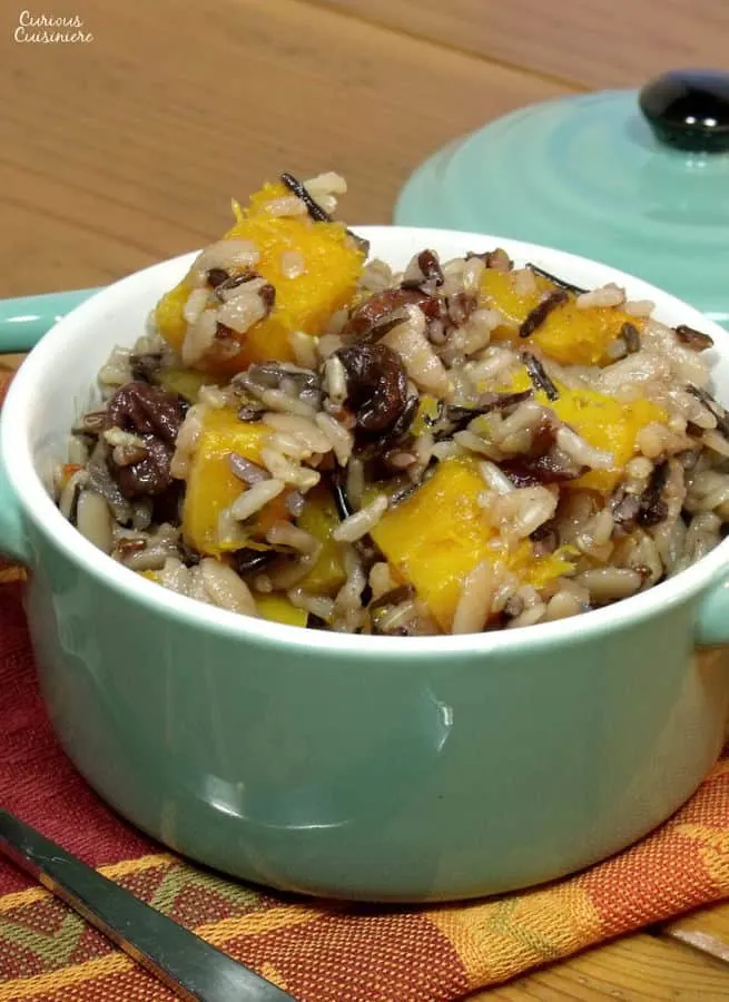 Butternut Squash Wild Rice Pilaf With Cranberries • Curious Cuisiniere