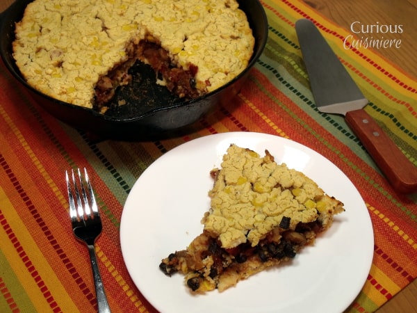 Chipotle Vegetarian Tamale Pie • Curious Cuisiniere