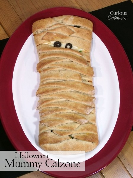 Mummy Calzone Pizza • Curious Cuisiniere