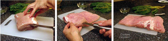 Mushroom and Swiss Chard Rolled Pork Loin • Curious Cuisiniere