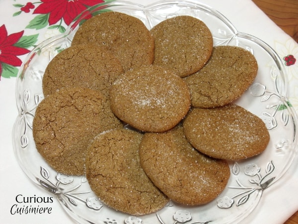 Soft and Chewy Ginger Cookies Recipe • Curious Cuisiniere