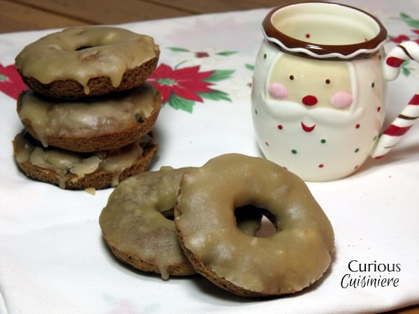 Baked Fruitcake Donuts • Curious Cuisiniere