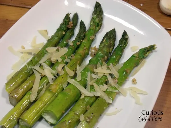 Parmesan and Garlic Asparagus • Curious Cuisiniere
