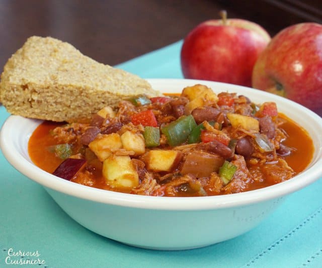 Apple and Ale Pulled Pork Chili • Curious Cuisiniere