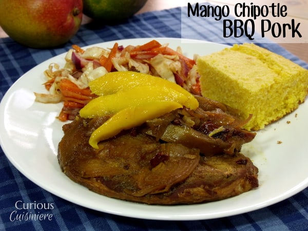 Chipotle Mango BBQ Sauce With Slow Cooker Pork Chops • Curious Cuisiniere
