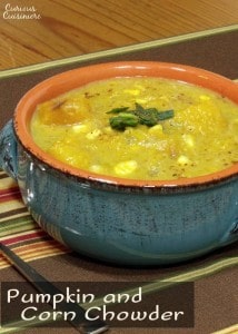 Healthy Pumpkin Corn Chowder • Curious Cuisiniere