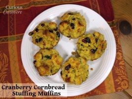 Cranberry Cornbread Stuffing Muffins • Curious Cuisiniere