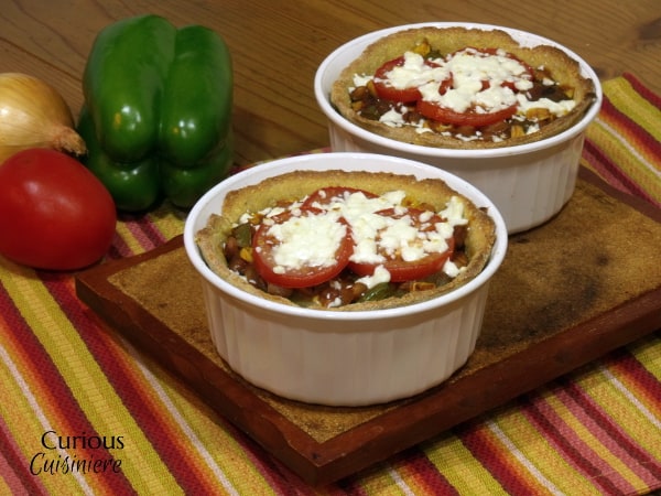 Individual Enchilada Pies • Curious Cuisiniere