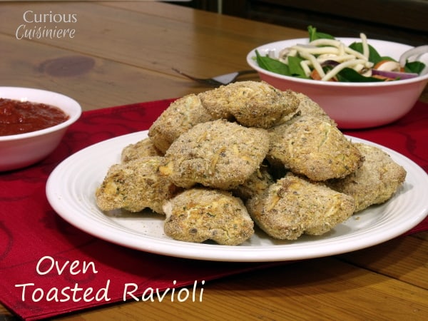 Baked Toasted Ravioli • Curious Cuisiniere