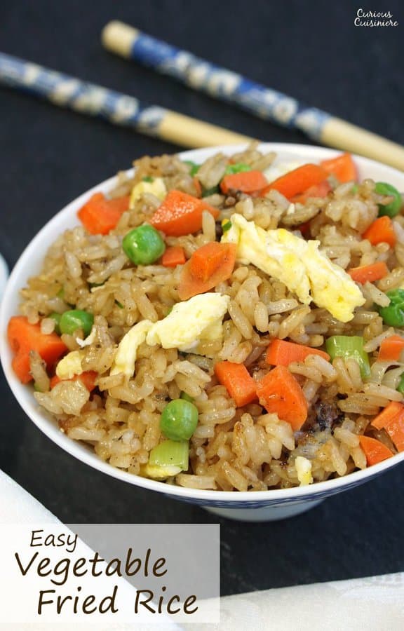 Homemade Vegetable Fried Rice • Curious Cuisiniere