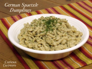 Homemade German Spaetzle Dumplings Recipe • Curious Cuisiniere