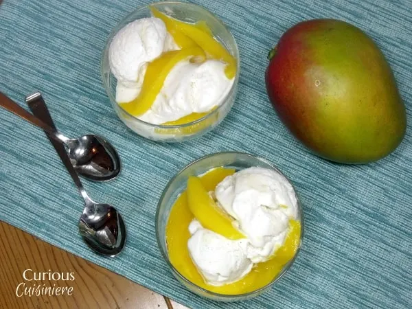 Mangas Flambada (Mango Flambe) • Curious Cuisiniere