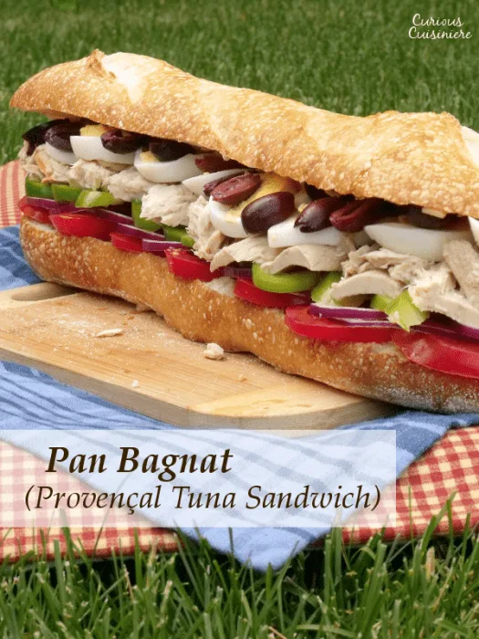 Pan Bagnat (Provençal Tuna Sandwich) • Curious Cuisiniere