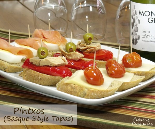 Pintxos (Basque Style Tapas) and Côtes de Gascogne Wine Pairing ...