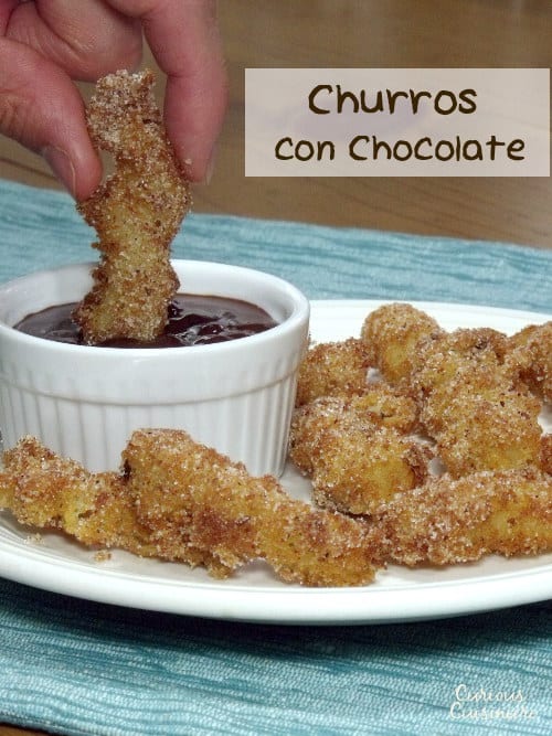 Churros con Chocolate • Curious Cuisiniere