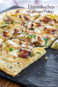 Flammkuchen (French - German Pizza) • Curious Cuisiniere