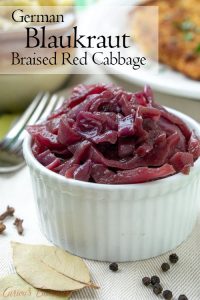 Blaukraut (German Braised Red Cabbage) • Curious Cuisiniere