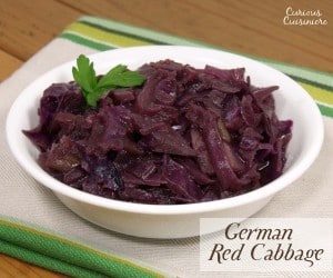 Blaukraut (German Braised Red Cabbage) • Curious Cuisiniere
