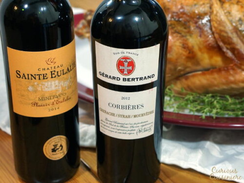 French Herb Roasted Turkey with Languedoc Wine Pairing • Curious Cuisiniere