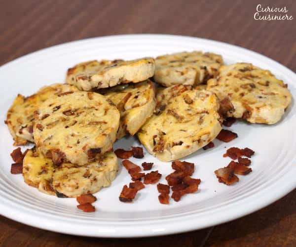 Speck Plätzchen (German Bacon Cookies) • Curious Cuisiniere