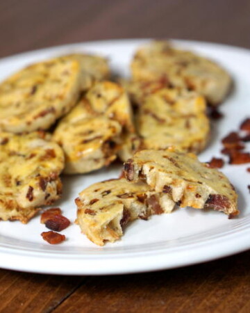 Speck Plätzchen (German Bacon Cookies) • Curious Cuisiniere