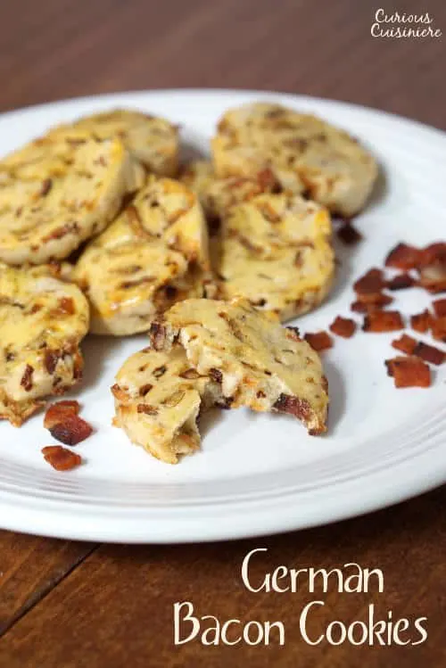 Speck Plätzchen (German Bacon Cookies) • Curious Cuisiniere