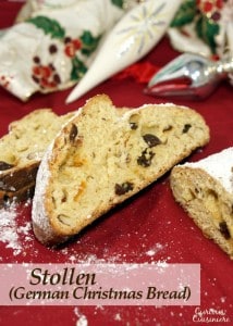 Stollen (German Christmas Bread) • Curious Cuisiniere
