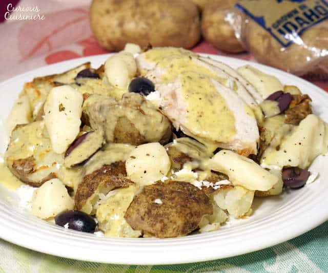 Greek Chicken Poutine • Curious Cuisiniere