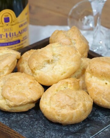 Gougères (French Cheese Puffs) • Curious Cuisiniere