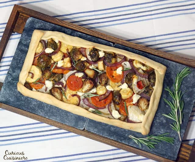 Rustic Winter Vegetable Tarte Provencale