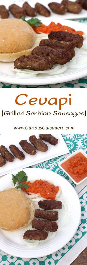 Cevapi (Grilled Serbian Sausages) • Curious Cuisiniere