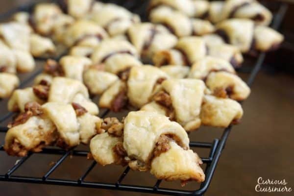 Rugelach with Two Fillings (Chocolate Raspberry and Walnut Cinnamon ...