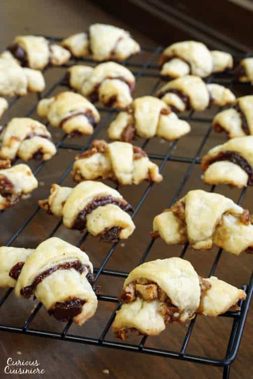 Rugelach with Two Fillings (Chocolate Raspberry and Walnut Cinnamon ...
