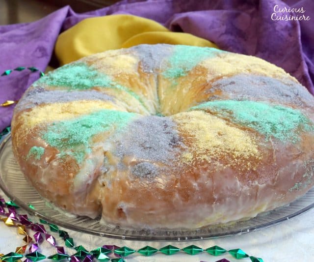 Traditional Mardi Gras King Cake • Curious Cuisiniere