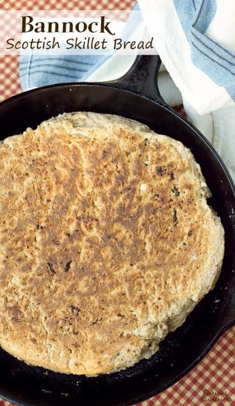 Bannock (Scottish Skillet Bread) • Curious Cuisiniere
