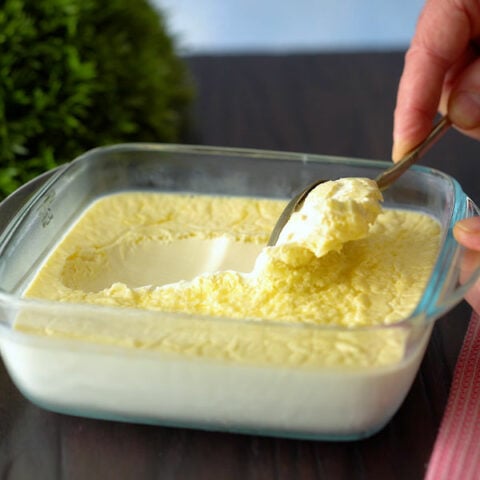 Homemade Clotted Cream • Curious Cuisiniere