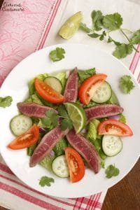 Yam Neua (Grilled Thai Beef Salad) • Curious Cuisiniere