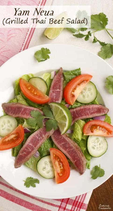 Yam Neua (Grilled Thai Beef Salad) • Curious Cuisiniere