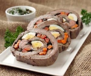Matambre Arrollado (Argentinan Stuffed Flank Steak) Recipe • Curious ...