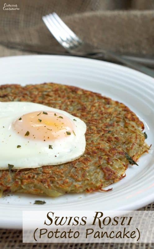 Swiss Potato Rosti With Eggs • Curious Cuisiniere
