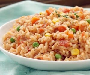 Arroz Rojo (Mexican Red Rice) • Curious Cuisiniere