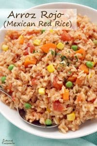 Arroz Rojo (Mexican Red Rice) • Curious Cuisiniere