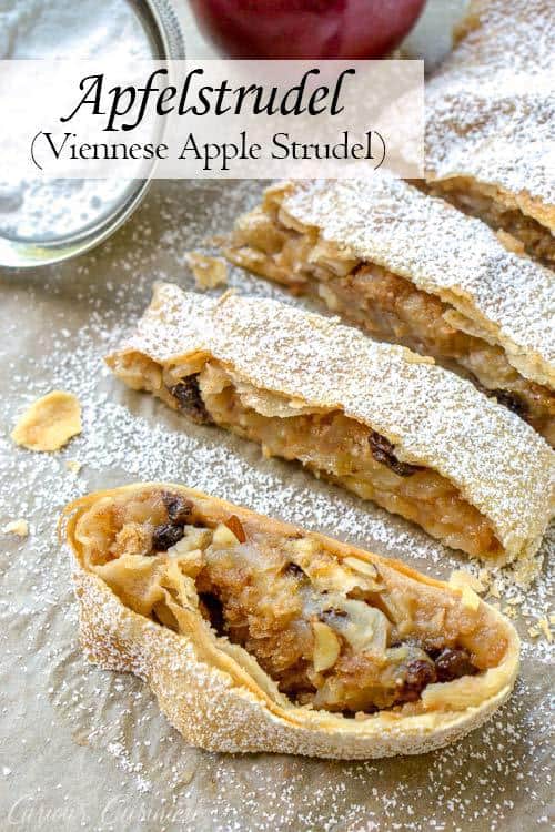 Wiener Apfelstrudel (Viennese Apple Strudel) • Curious Cuisiniere
