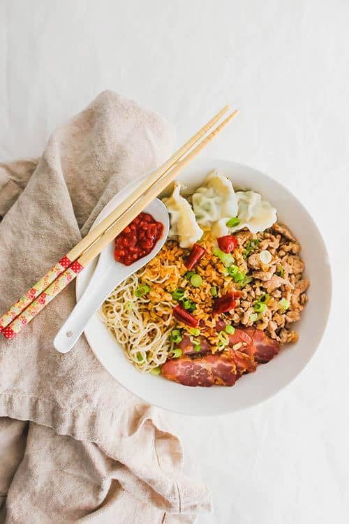 Kolo Mee Sarawak Malaysian Dry Noodles • Curious Cuisiniere